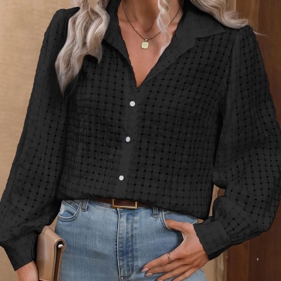 Tops | 16 Lightweight Button Down Oversized Top | Poshmark